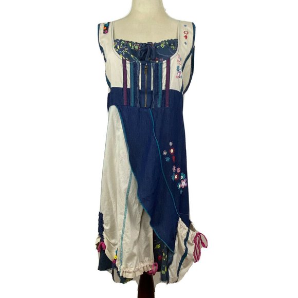 Coline | Dresses | Coline Womens Boho Patchwork Dress Size Large | Poshmark